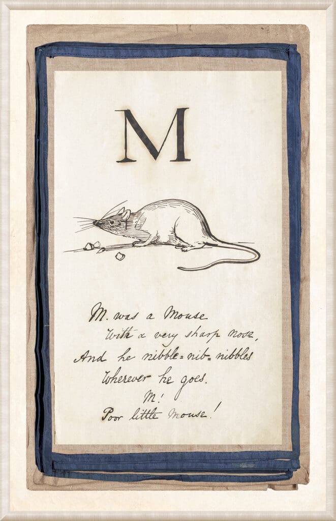Edward’s Alphabet – M, C. 1857 – Bibelot